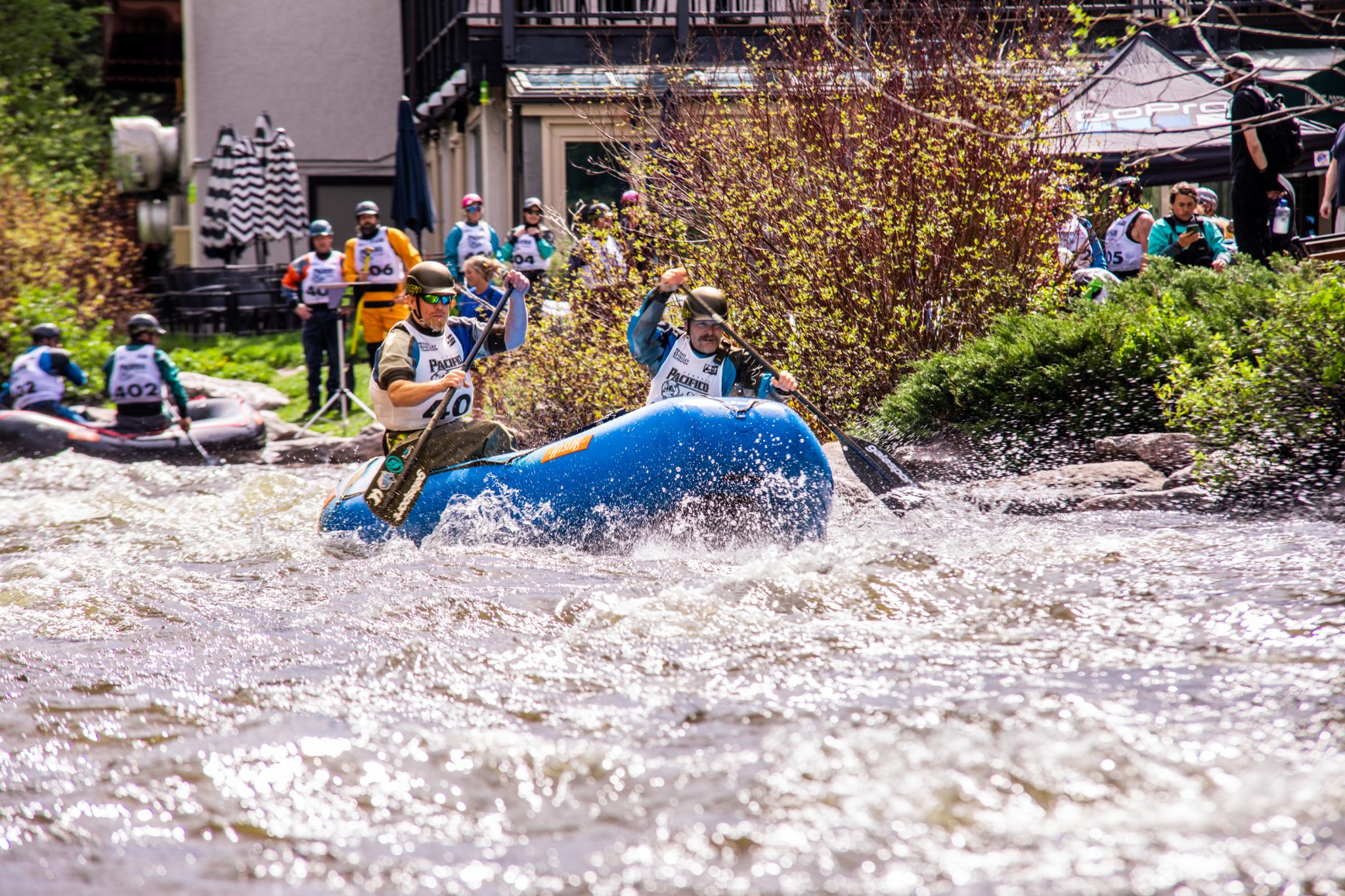 Current and former national team athletes rip through the rapids at ...